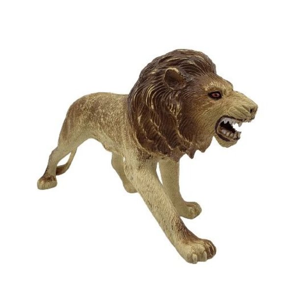 Toys | Safari Junglee Zoo Wild Life Animal Plastic Brown Roaring Lion ...